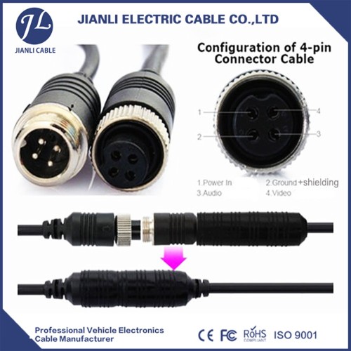 Ip68 Waterproof 4pin Din Aviation Camera Cable, High Quality Ip68 ...