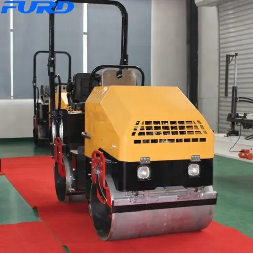 Fyl900 2 Ton Double Drums Single Vibratory Road Roller, High Quality ...