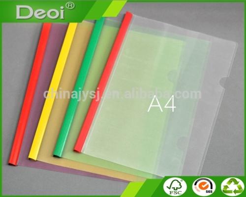 Custom A4 Clear Sliding Bar File Folder, High Quality Custom A4 Clear ...