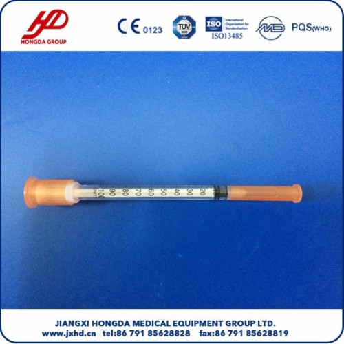 Disposable Sterile Insulin Syringe With Needle, High Quality Disposable ...