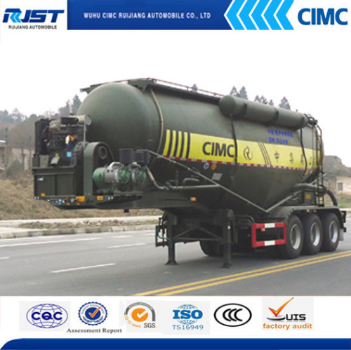 Cimc Cement Bulk Tanker Semi Trailer/bulk Cement Tanker For Vietnam ...