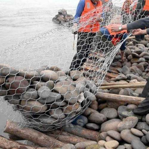 Steel Wire Weaving Flood Control Gabion Sack, High Quality Steel Wire ...