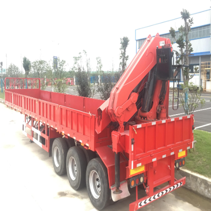 Special Van Knuckle Boom Crane Cargo Flatbed Truck, High Quality ...