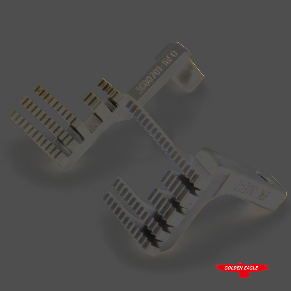 Pegasus Sewing Machine Parts: Feed Dog 259110-16f1 3g0007016f0, High ...