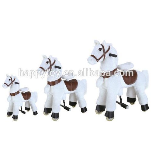 Hi Ce Mechanical Plush Toys Stuffed Horse Riding Ride On Simulators ...