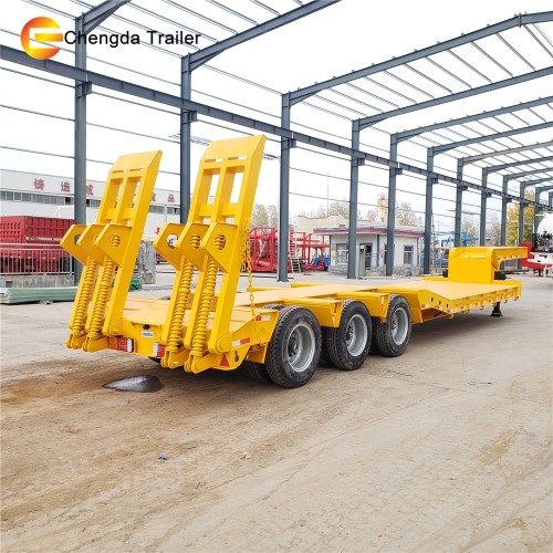 ขนาด Low Bed Lowboy Trailer Drawing คุณภาพสูง ขนาด Low Bed Lowboy ...