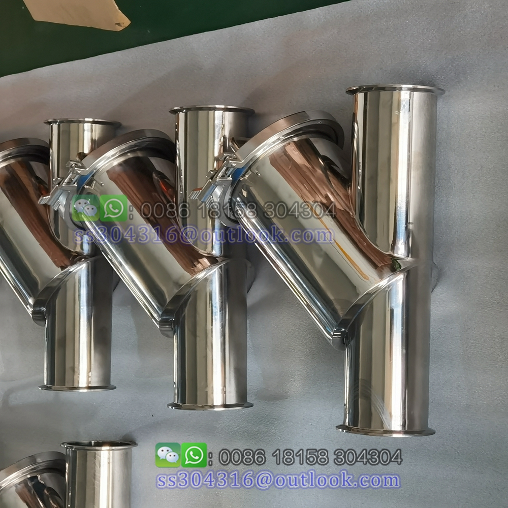 สแตนเลสสตีล Tri Clamp ตัวกรองตัวยึดตัวยึด Y-filter Dn32 คุณภาพสูง ...