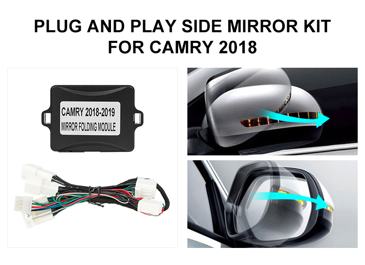 Auto Folding Side Mirrors For Toyota Fortuner, Hilux, And Innova, High ...