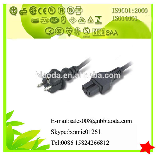 Vde Approval 16a 250v Europe Ac Cord With Plug, High Quality Vde ... Vde Approval 16a 250v Europe Ac Cord With Plug, High Quality Vde ...