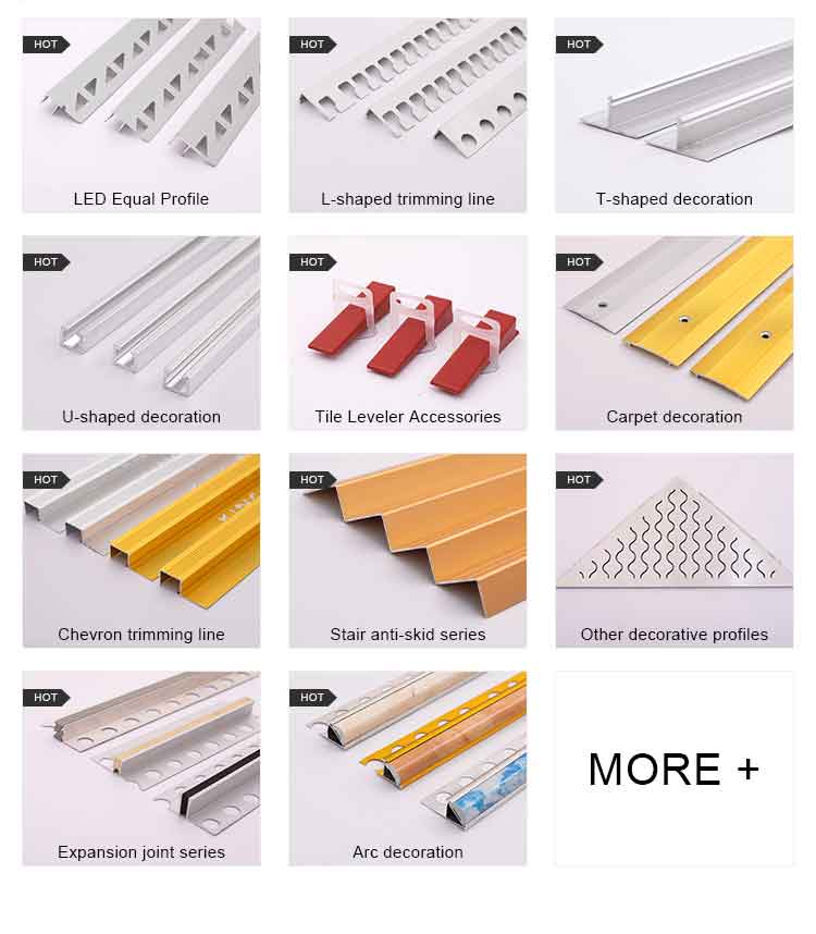 Aluminum Tile Transition Expansion Joint Cover Strip, High Quality ...