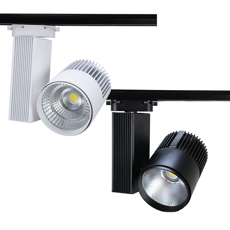 Adjustable Angle Track Lights Are Used In Shops, High Quality ...