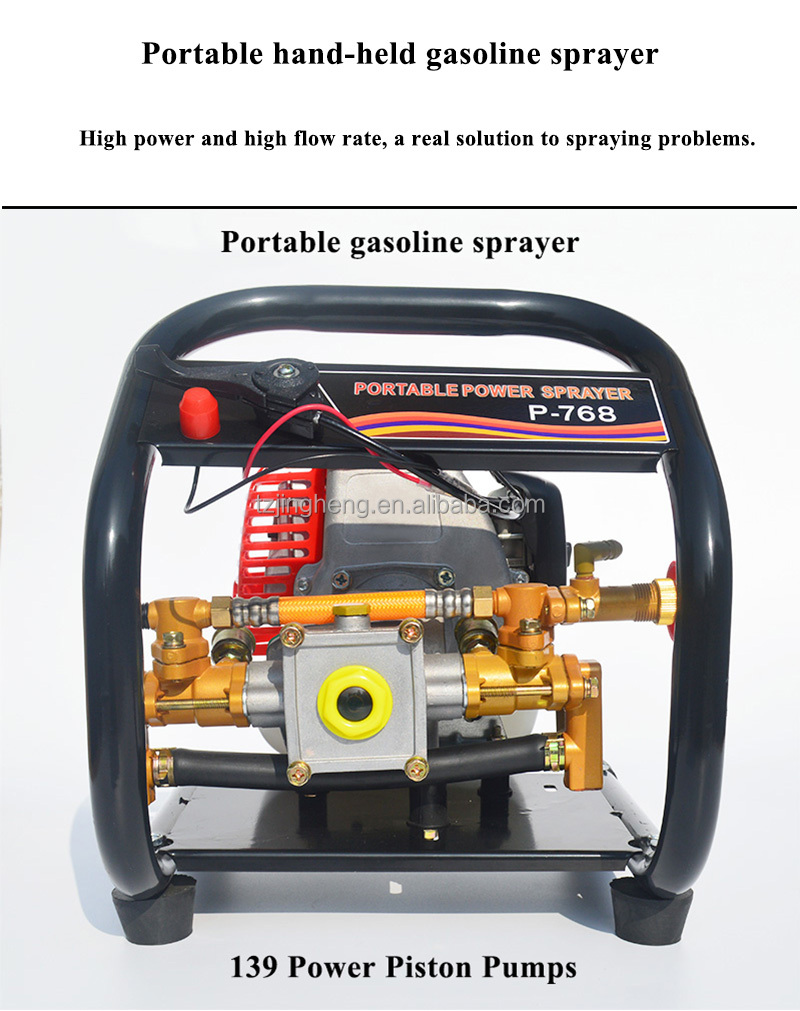 Powerful Gasoline High Pressure Spray Pump For Farms And Irrigation ...