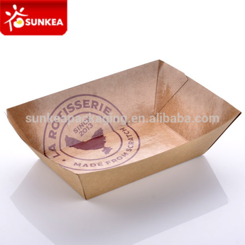 Kraft Paper Hot Dog Tray, Paper Food Tray, High Quality Kraft Paper Hot ...