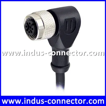 Right Angle M12 D Code Overmold Cable, High Quality Right Angle M12 D ...
