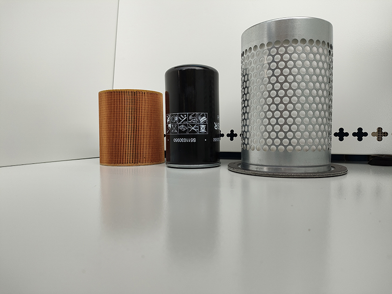 20hp 15kw Air Compressor Maintenance: Oil Filters And Air Filter ...