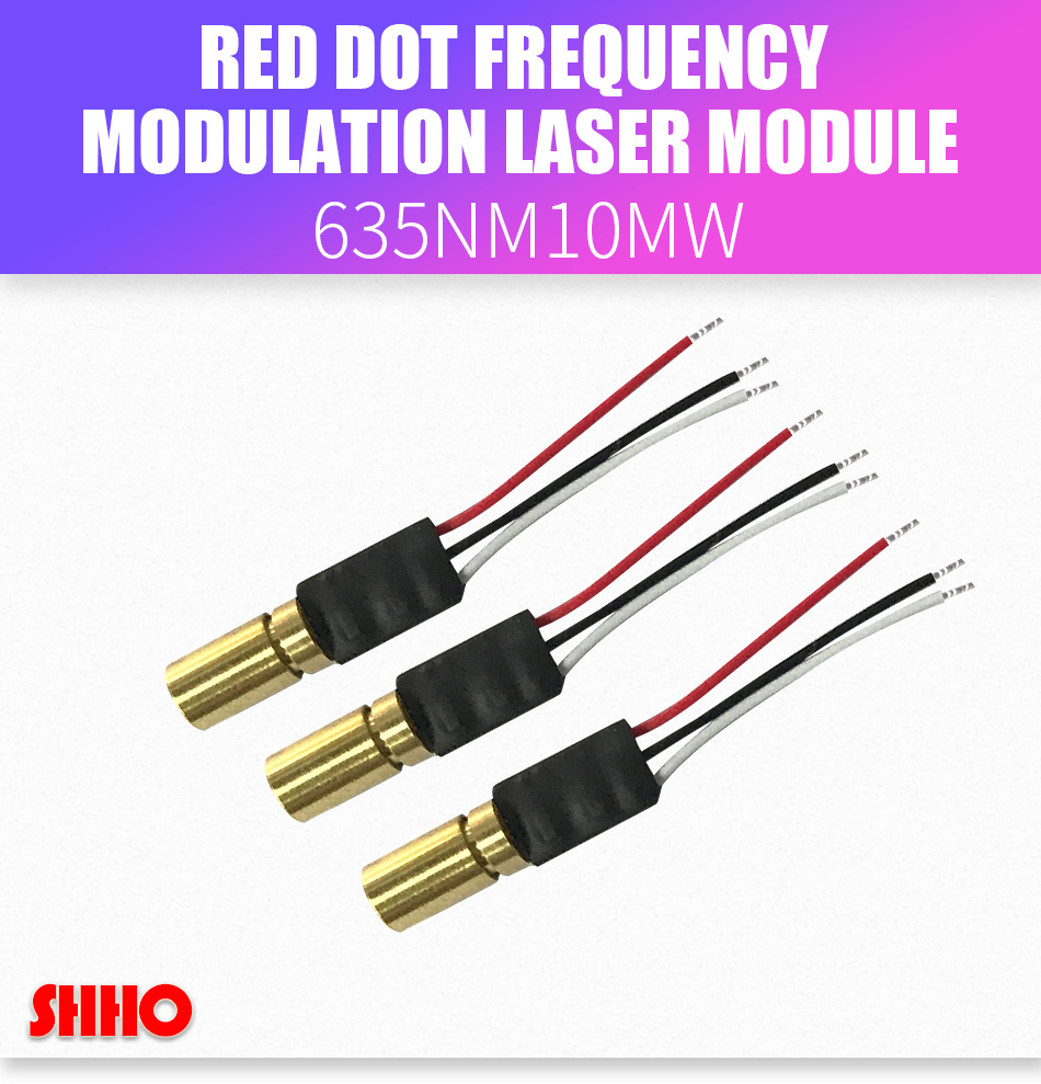Fm Laser Module With Pwm/ttl Driver - 635nm, 10mw, 0hz-50khz Frequency ...