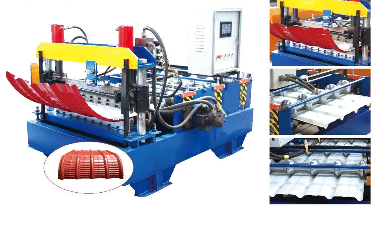 Hydraulic Roof Curve Crimping Machine, High Quality Hydraulic Roof ...