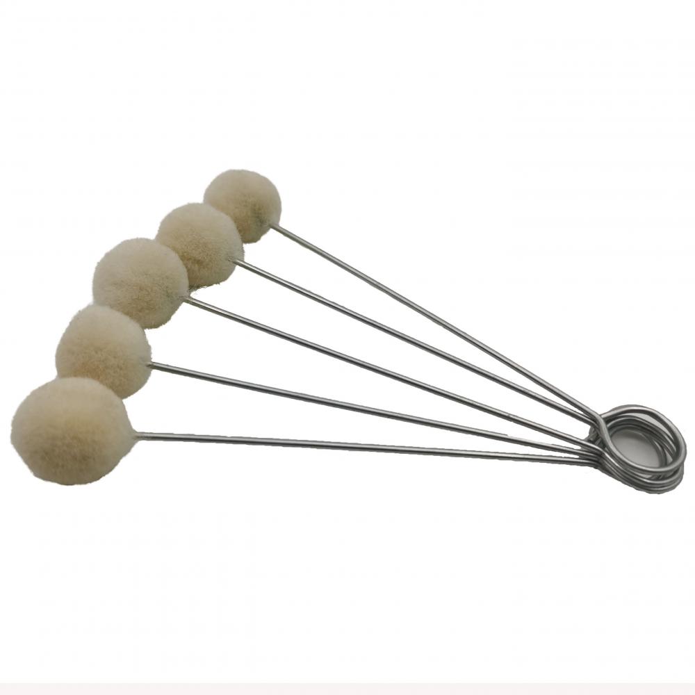 Wool Dauber Brush Applicator With Metal Handle, High Quality Wool ...