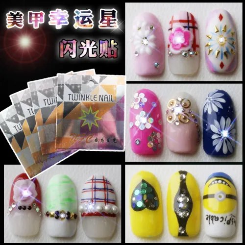 New 3d Chip Automatic Flash Nfc Nail With Led Shining Light Nail Art ...