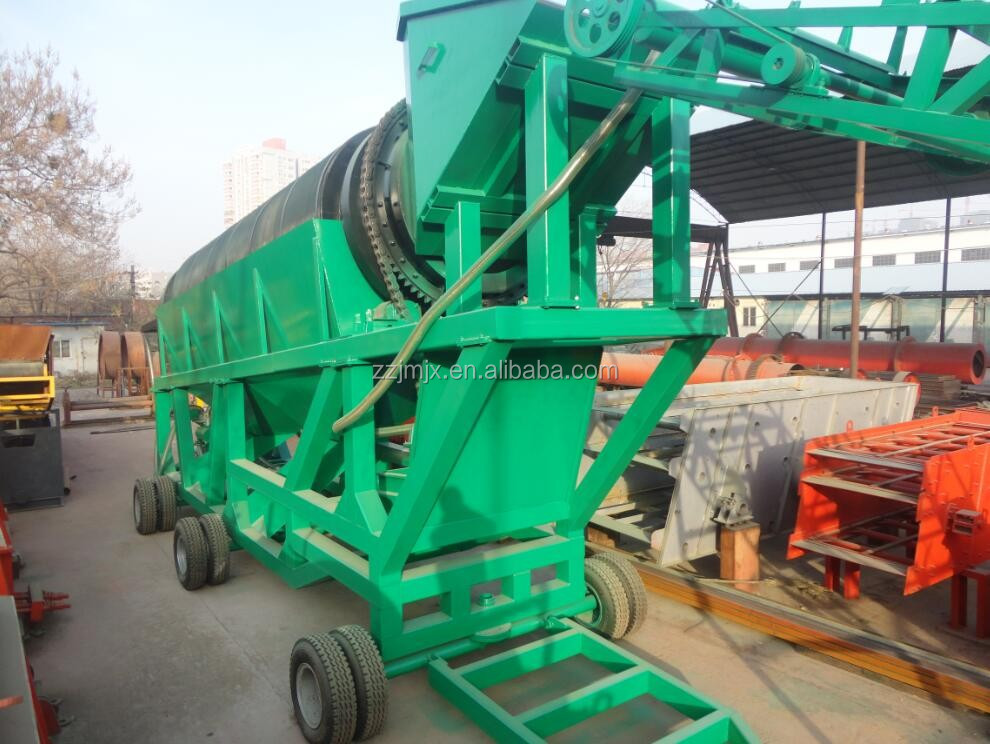 Portable Gold Sluice Box With Mobile Trommel Screen, High Quality ...