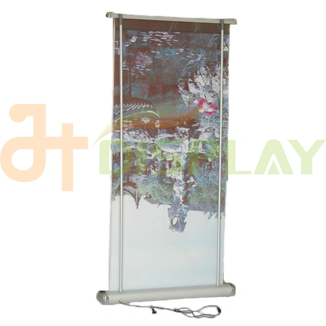 Luxury Electronic Moving Roll Up Display Stand exporters