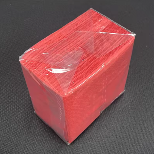 Custom Embossed Logo Colored Red Dinner Paper Napkins, High Quality ...