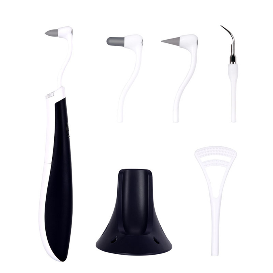 5 In 1 Electric Ultrasonic Sonic Cute Dental Scaler Tooth Calculus ...