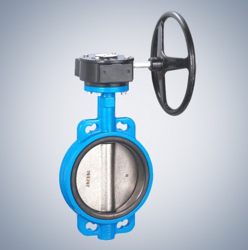 Electric Wafer Butterfly Valve With Hand Wheel, High Quality Electric ...