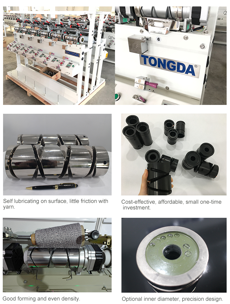 Cylindrical Cone Winder Grooved Drums Yarn Drums Textile Spare Parts ...