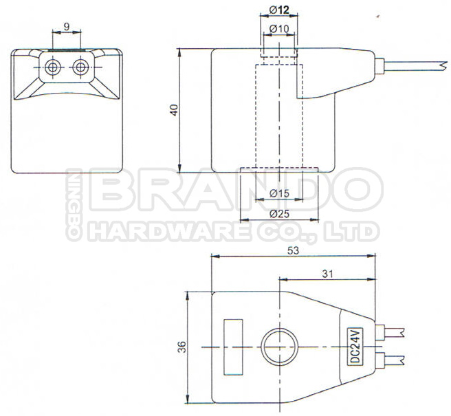 Parker Type Solenoid Coil 7D100P3 1SHF 120V/60Hz 110V/50Hz China ...