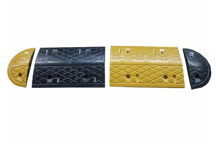 Durable Road Traffic Rubber Speed Humps, High Quality Durable Road ...
