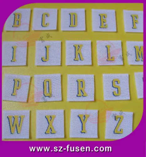 Customised Nylon Velcro Letters Heavy Duty Reliable For Logo Printing ...