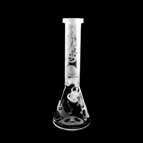7mm Thickness Sandblasted Borosilicate Glass Beaker Heady Hand Blown ...
