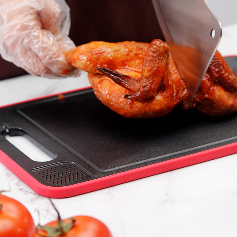 4-in-1 Defrosting Cutting Board With Garlic Ginger Grinder And Knife ...