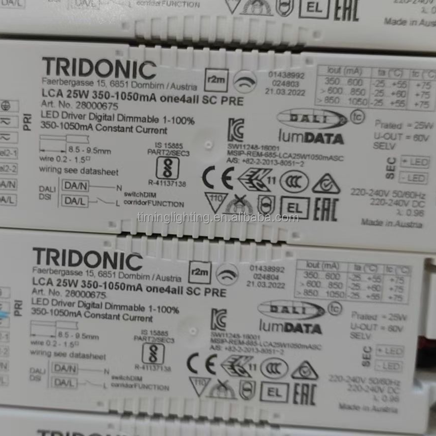 Tridonic Driver Lca 45w 500-1400ma One4all Sc Pre Compact - Article No ...