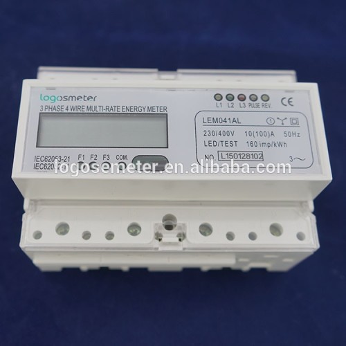 Din Rail 3 Phase Multi Tarrif Kilo Watt Hour Meter,kwh Meter,electricity 5/30a 10/60a 20/100a Ct ...