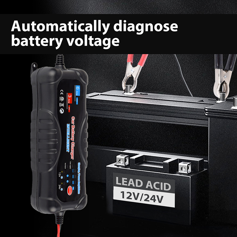 12v 6a & 24v 3a Smart Led Charger - Trickle Charger With 13.6v 4a Power ...