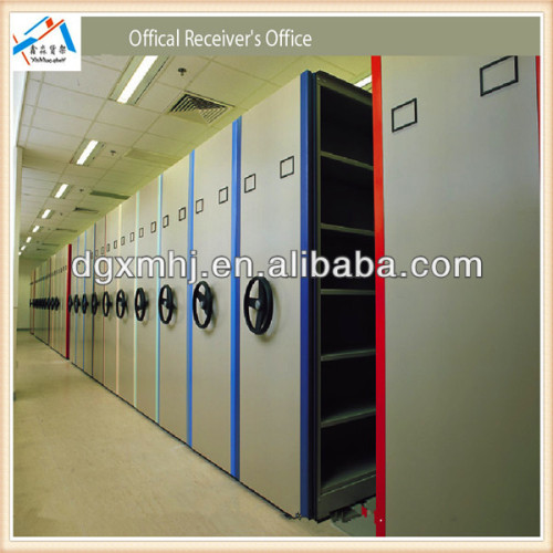 Mass Mechanical Movable Metal Library Shelving, High Quality Mass ...