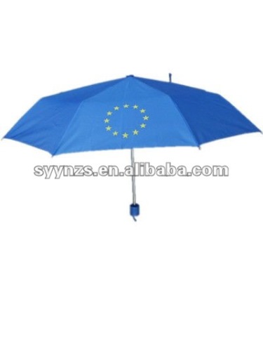 Blue 3-folding Super Mini Umbrella, High Quality Blue 3-folding Super ...