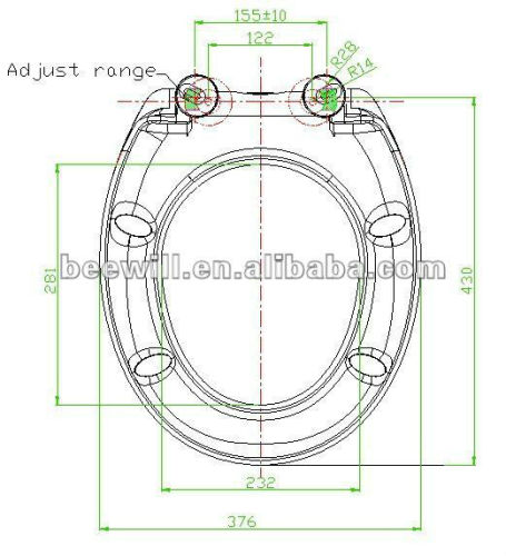 Western Wc Sitz Toilet Seat With Quick Release Hinge, High Quality ...
