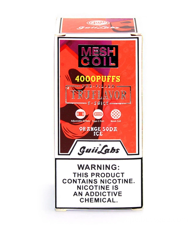 Airflow Adjustable Disposable Vape Guiilabs, High Quality Airflow ...