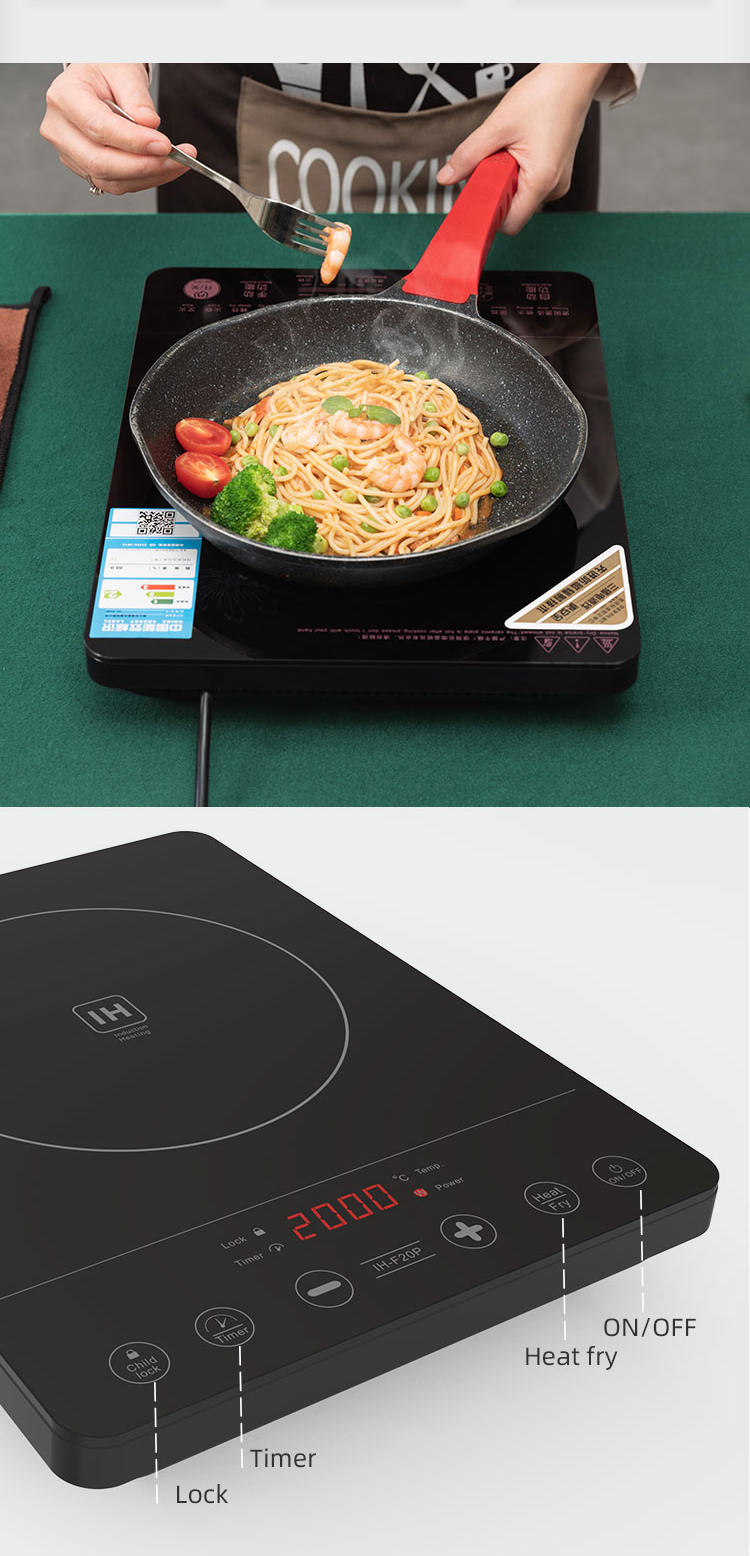 220v Smart Hotpot Stove Wok Electric Induction Cooktop 2000w, High ...