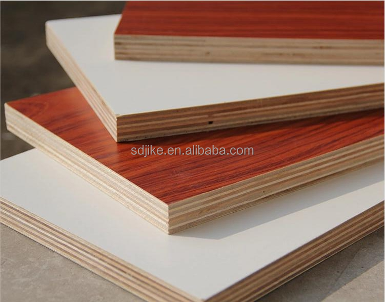 5mm White Woodgrain Laminated Melamine Mdf Plywood Backing Board For ...