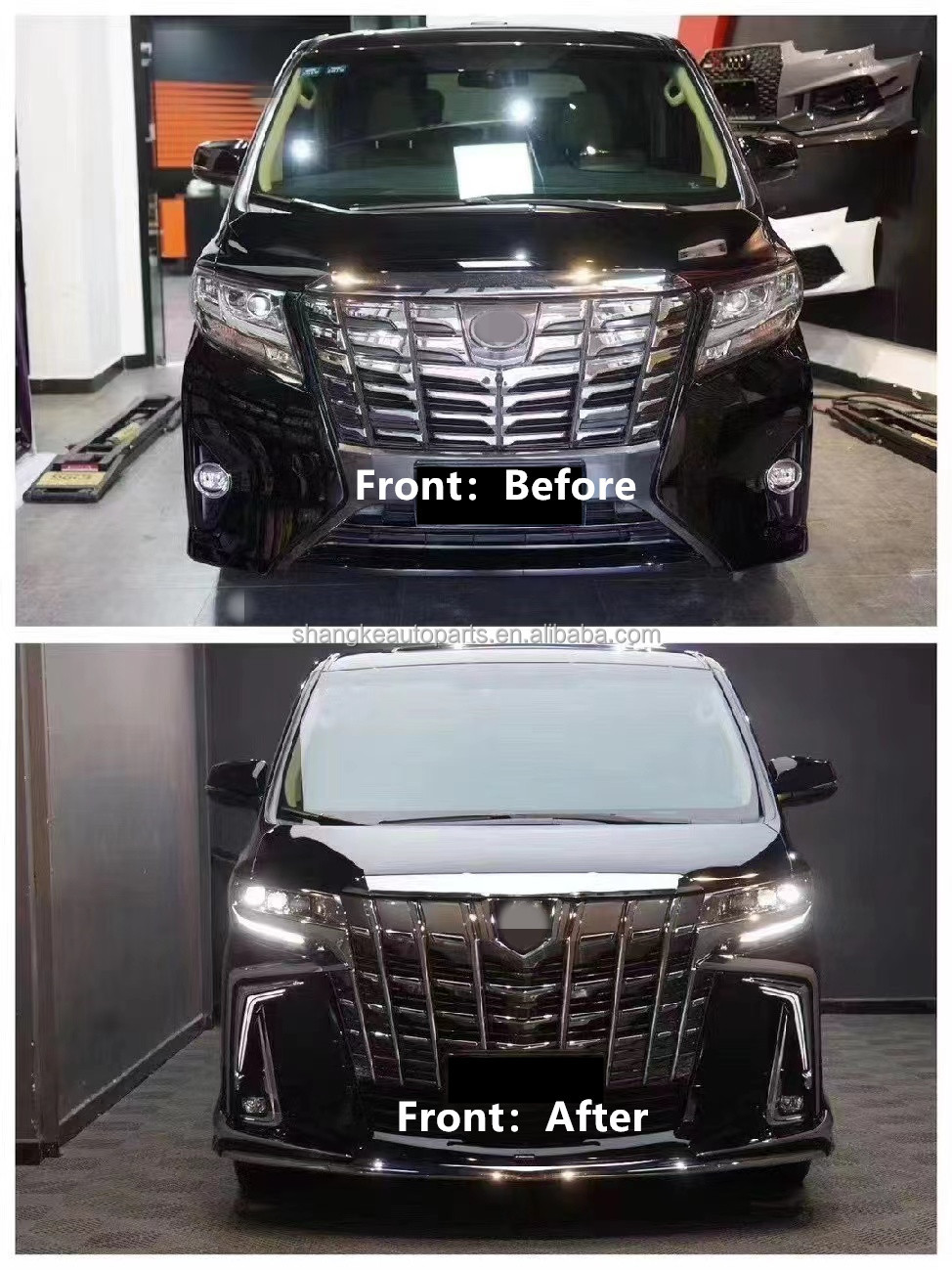 2021 Alphard Body Kit: Upgrading 2015-2016 Alphard To 2021 Facelift ...