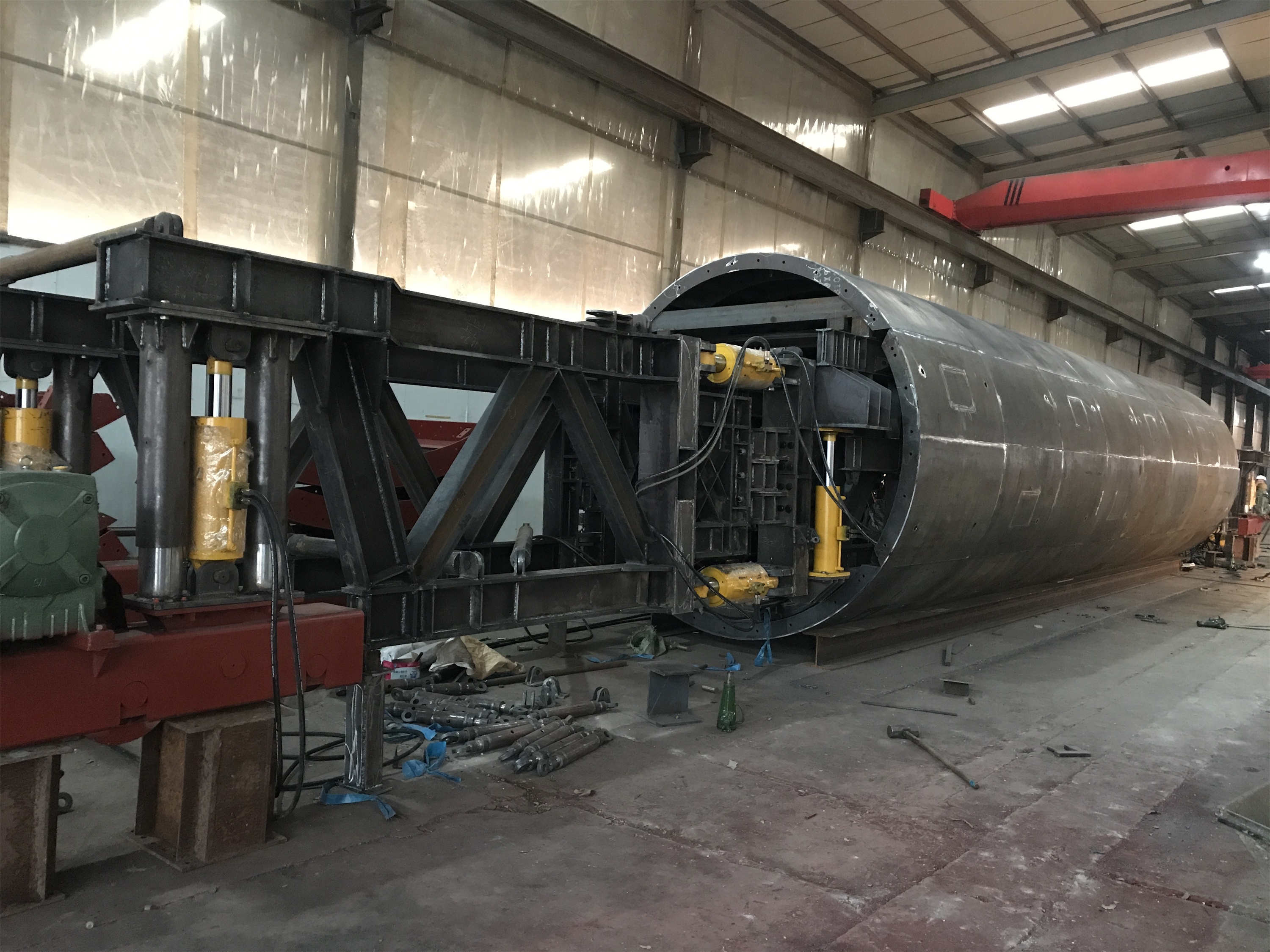 Hydraulic Needle Beam Steel Mould Trolley System, High Quality ...
