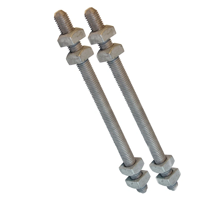 DA Bolt with 4 SQ Nuts HDG 5/8 China Manufacturers Suppliers Factory ...