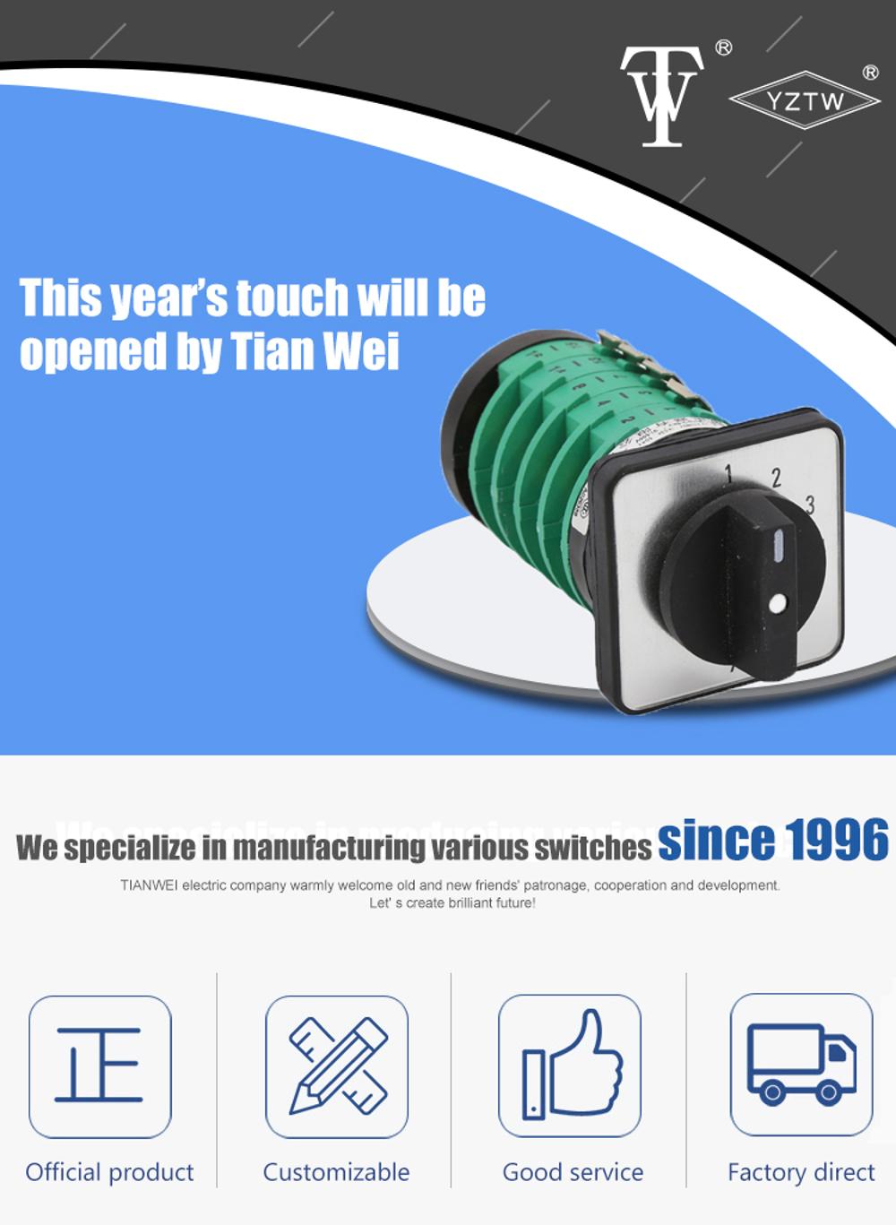 7 Position Rotary Changeover Switch Cam Switch 32a 690v, High Quality 7 ...