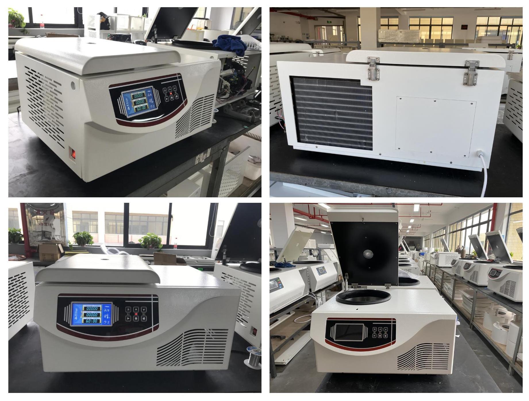 5500rpm Low Speed Refrigerated Clinical Laboratory Centrifuge ...