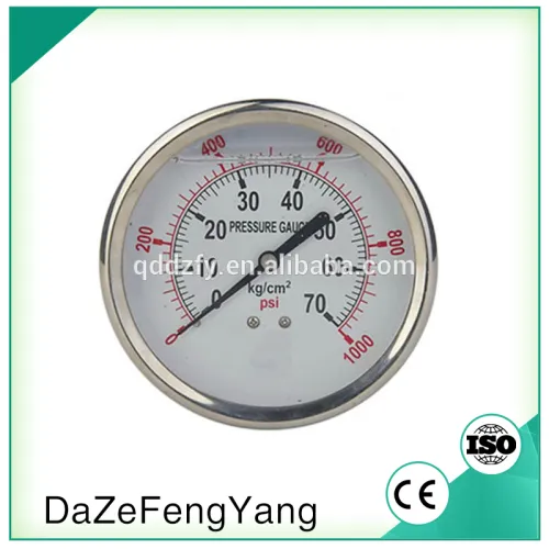 Glycerin Filled Anti-vibration Pressure Manometer, High Quality ...