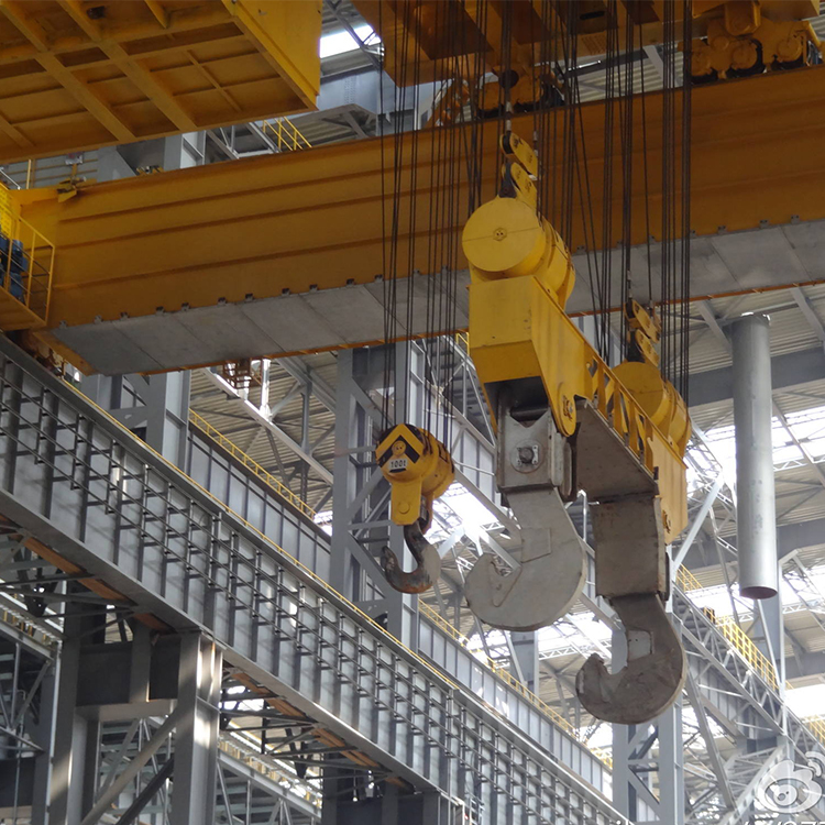 Double And Four Bridge Foundry Crane For Metallurgical Workshop Ladle ...